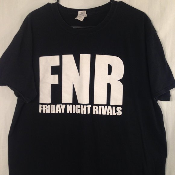 Gildan | Shirts | 45 Friday Night Rivals Short Sleeve Tee Shirt Black ...